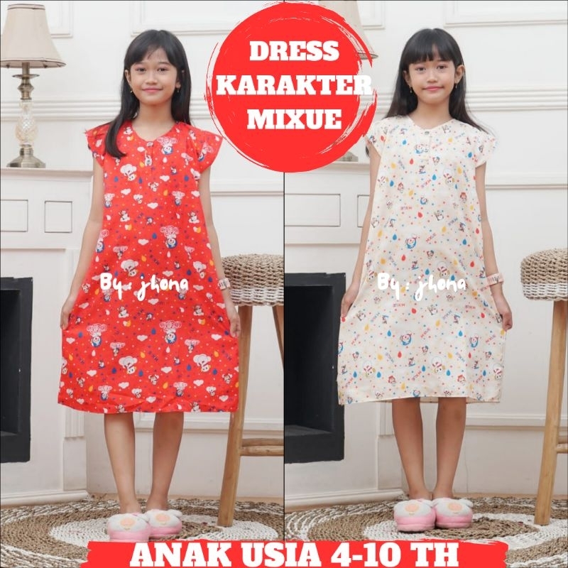 Jual VIRAL DASTER ANAK KARAKTER MIXUE USIA 4 - 10 TAHUN BAHAN POLIMIKRO ...