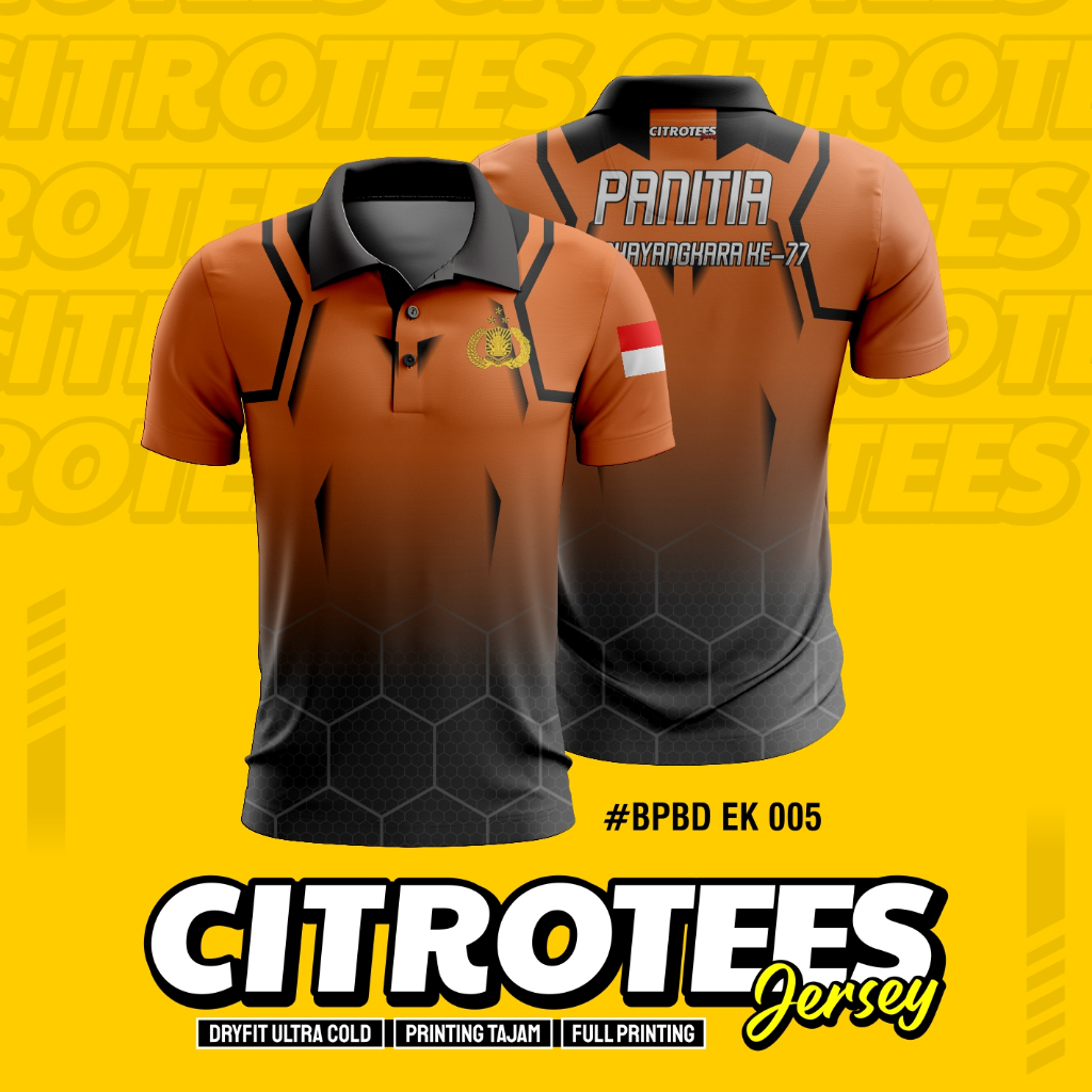 Jual JERSEY POLISI CITROTEES | HUT BHAYANGKARA KE 77 POLRI EK0155 FREE ...