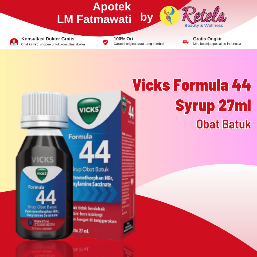 Jual VICKS FORMULA 44 27ML | Shopee Indonesia