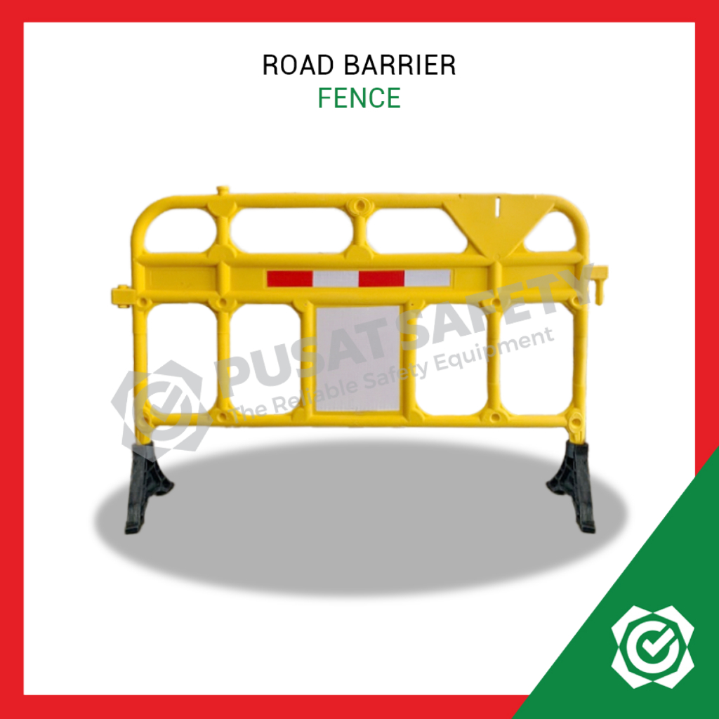Jual Pagar Pembatas Jalan Plastik Road Barrier Plastic Safety Fence ...
