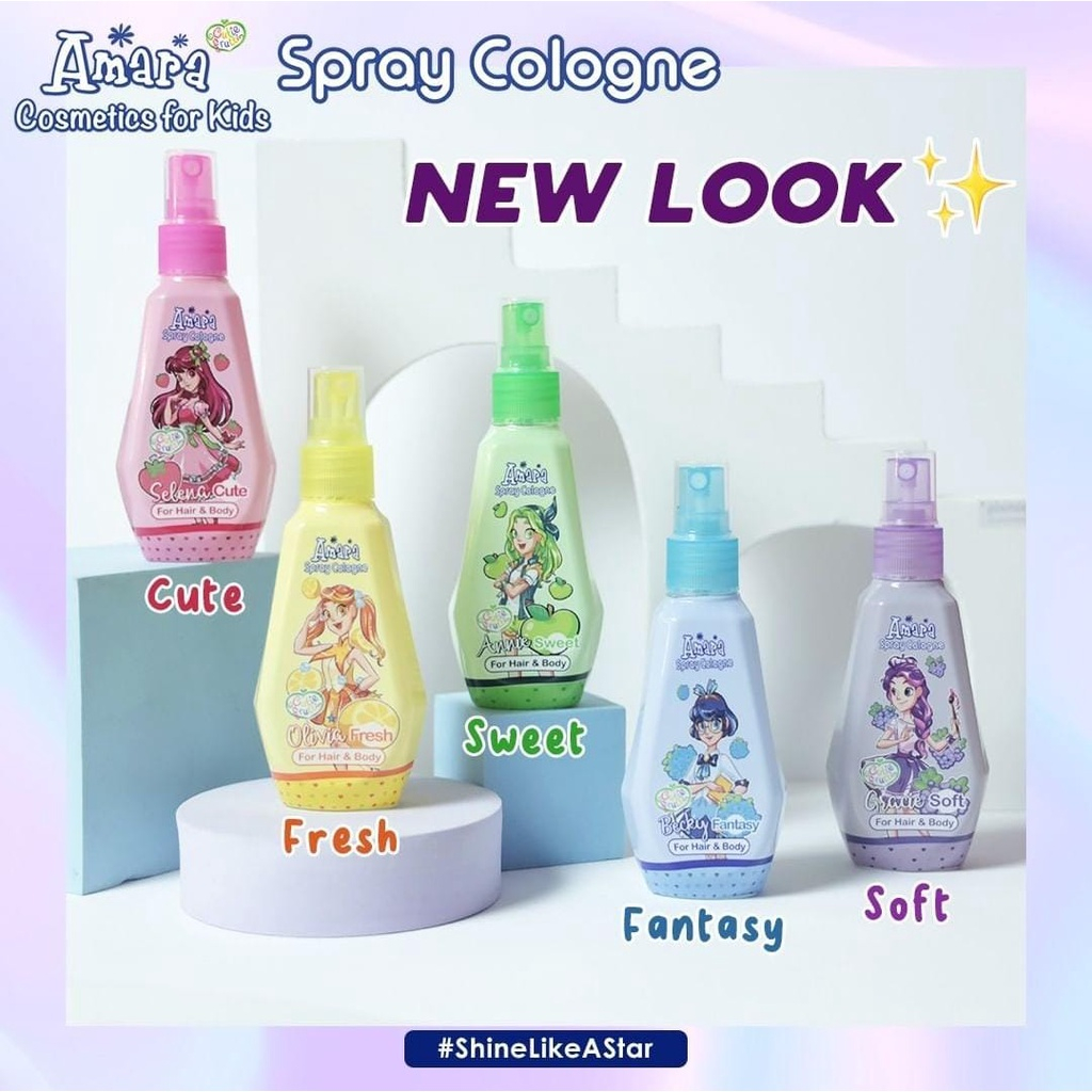 Jual Amara Spray Cologne 100ml | Parfum Anak | Cologne Anak | Shopee ...