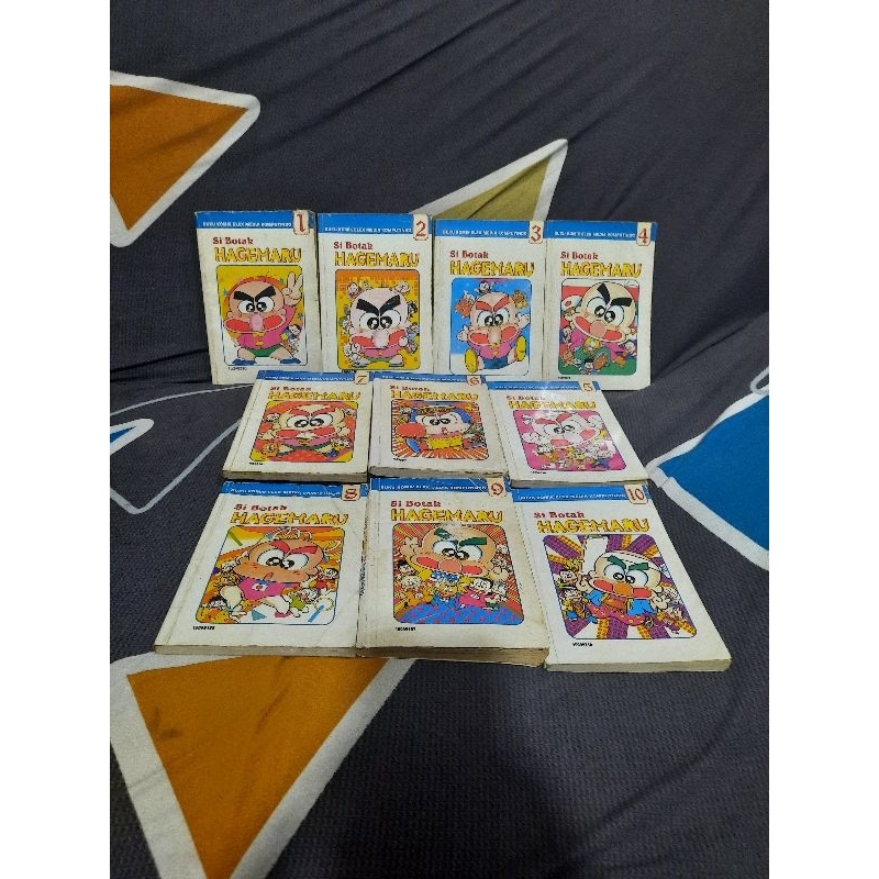 Jual Paket Komik Si Botak Hagemaru Sibotak Vol 1-10 Tamat Set Lengkap ...