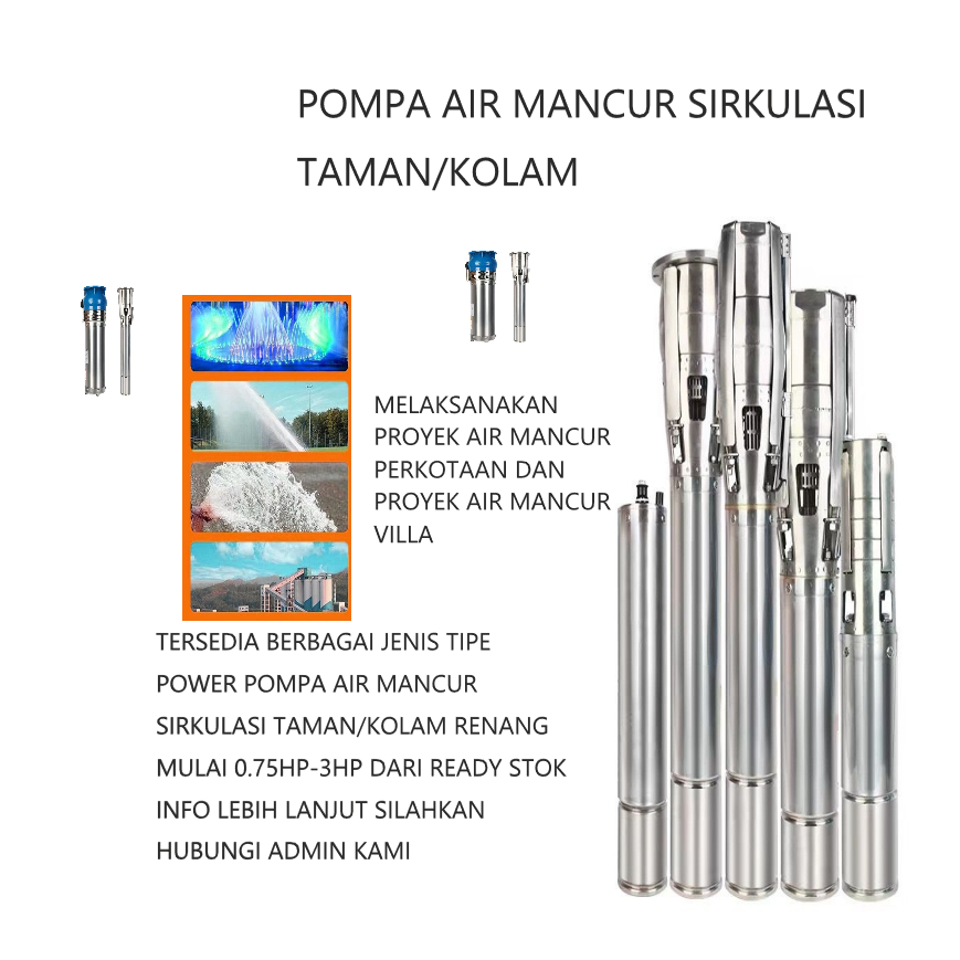 Jual POMPA AIR MANCUR SIRKULASI TAMAN/KOLAM | Shopee Indonesia