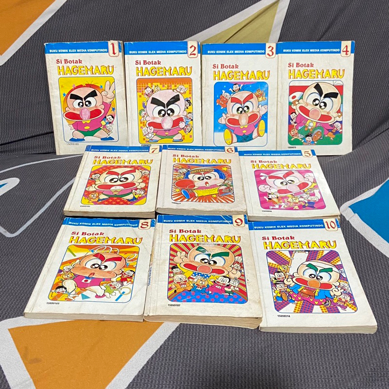 Jual Paket Komik Sibotak Hagemaru Si Botak Vol 1-10 Tamat Set Lengkap ...