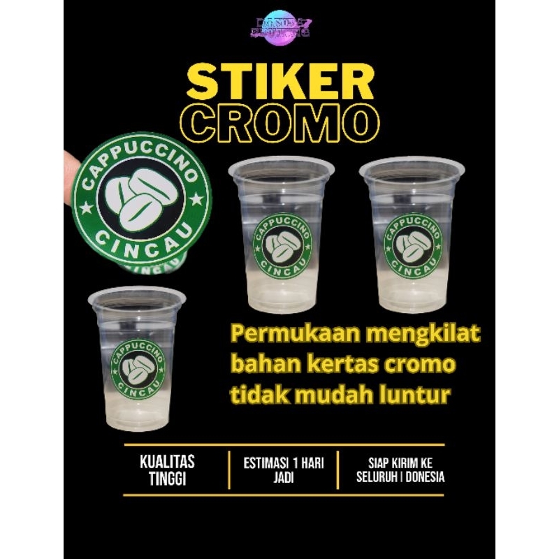 Jual Stiker Cappucino Cincau 50pcs | Shopee Indonesia