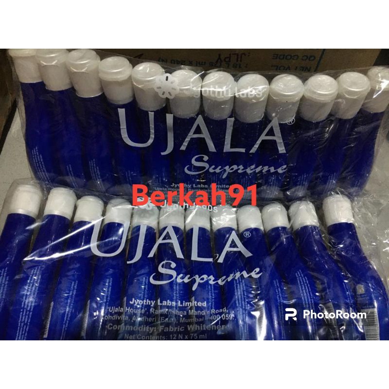 Jual UJALA MALAYSIA 75ML 12 BOTOL Belau Pewarna Pakaian | Shopee Indonesia