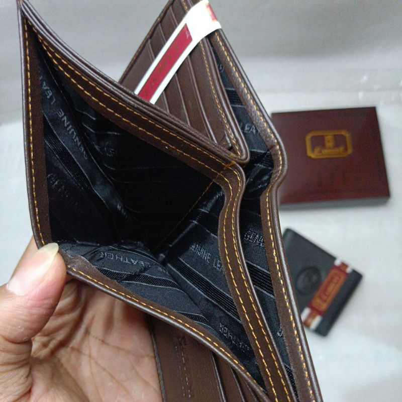 Jual Dompet Pria 3 Dimensi CABRINI 9-18 || Dompet Kulit Pria 3 in 1 ...