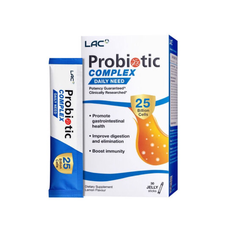 Jual LAC PROBIOTIC Probiotic Complex 25 Billion Cells Jelly (15g x ...