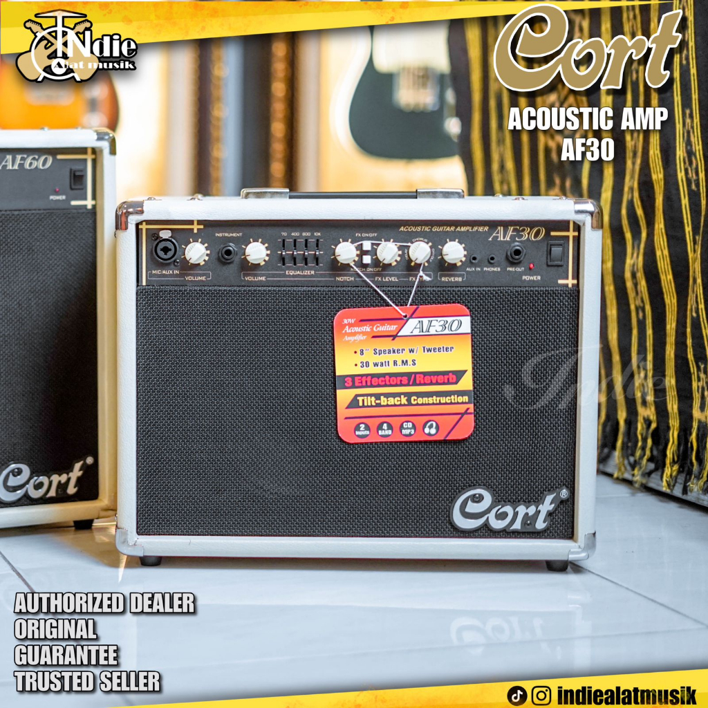 Jual Amplifier Gitar Akustik Cort AF30 AF 30 AF-30 | Original | Shopee ...