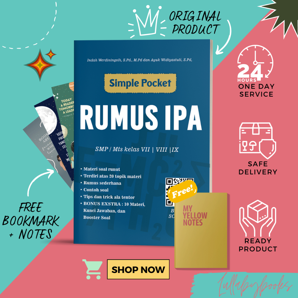 Jual Buku Belajar Rumus IPA SMP - Simple Pocket Rumus IPA SMP/MTs Kelas ...
