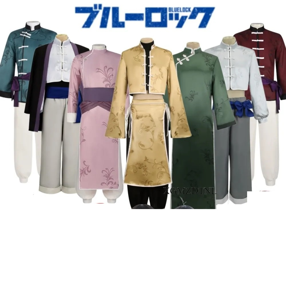 Jual Baju cheongsam Blue Lock kostum Cosplay Anime Isagi Yoichi ...