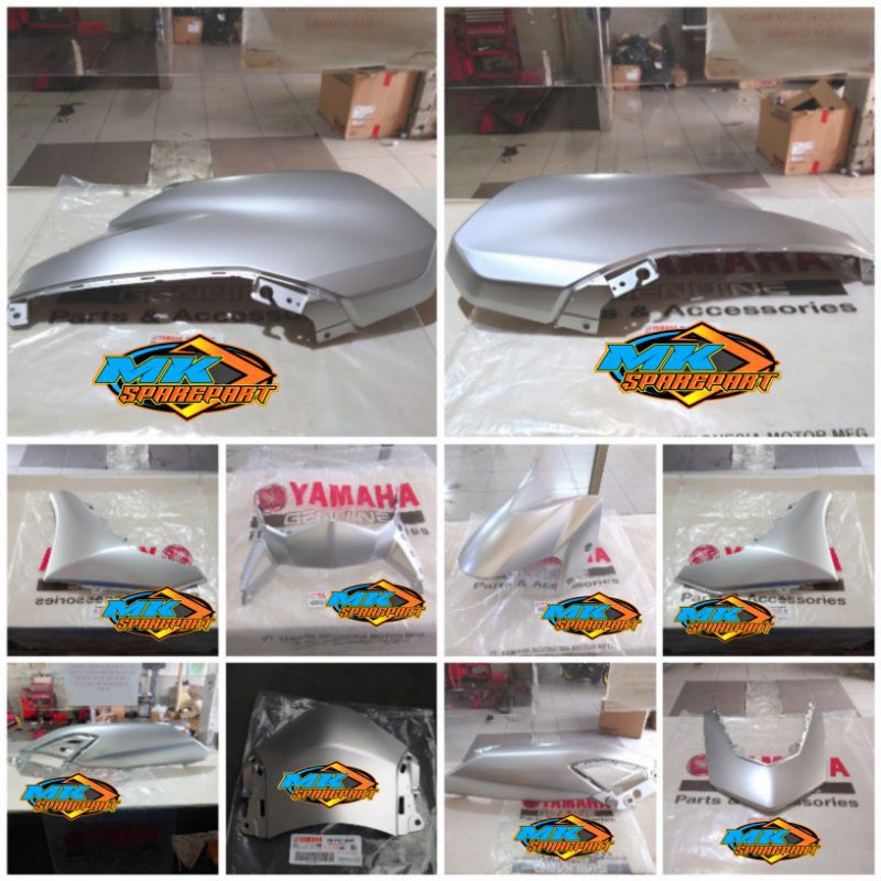 Jual PAKET FULL BODY HALUS ALL NEW NMAX 2020-2023 SILVER ORIGINAL ...