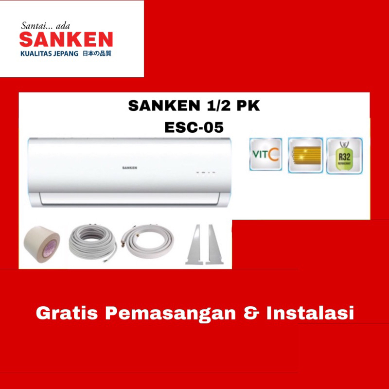 Jual AC SANKEN 1/2 PK + PASANG ESC-05 Vitamin C (Free Ongkir Serang ...