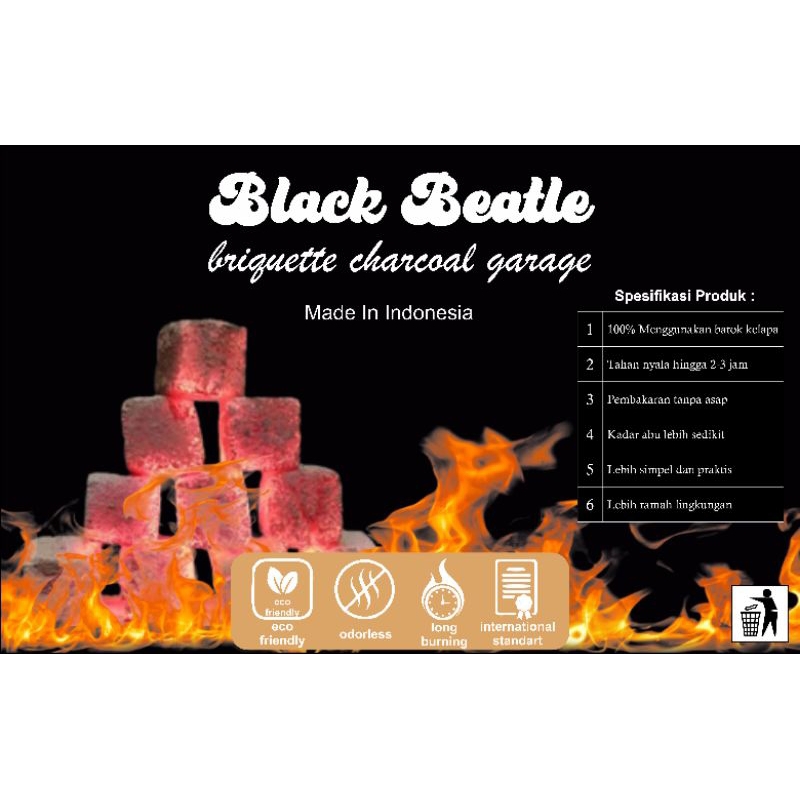 Jual Arang briket Barbeque Premium Batok Kelapa 1Kg | Shopee Indonesia