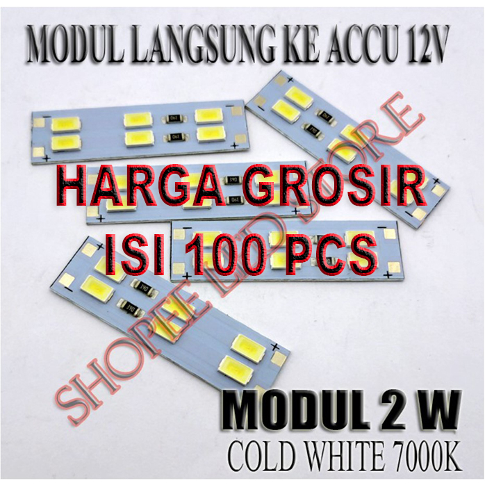 Jual GROSIR...!! MODUL 2W 6 MATA LED SMD 5730 SUPLAY 12VDC COLD WHITE/PUTIH 6000-7000K | Shopee ...
