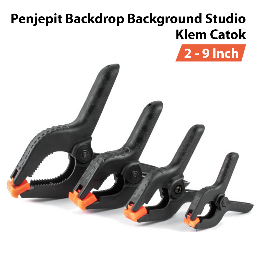 Jual Bison Spring Clamp Backdrop Background Studio Fotografi Klem Catok ...