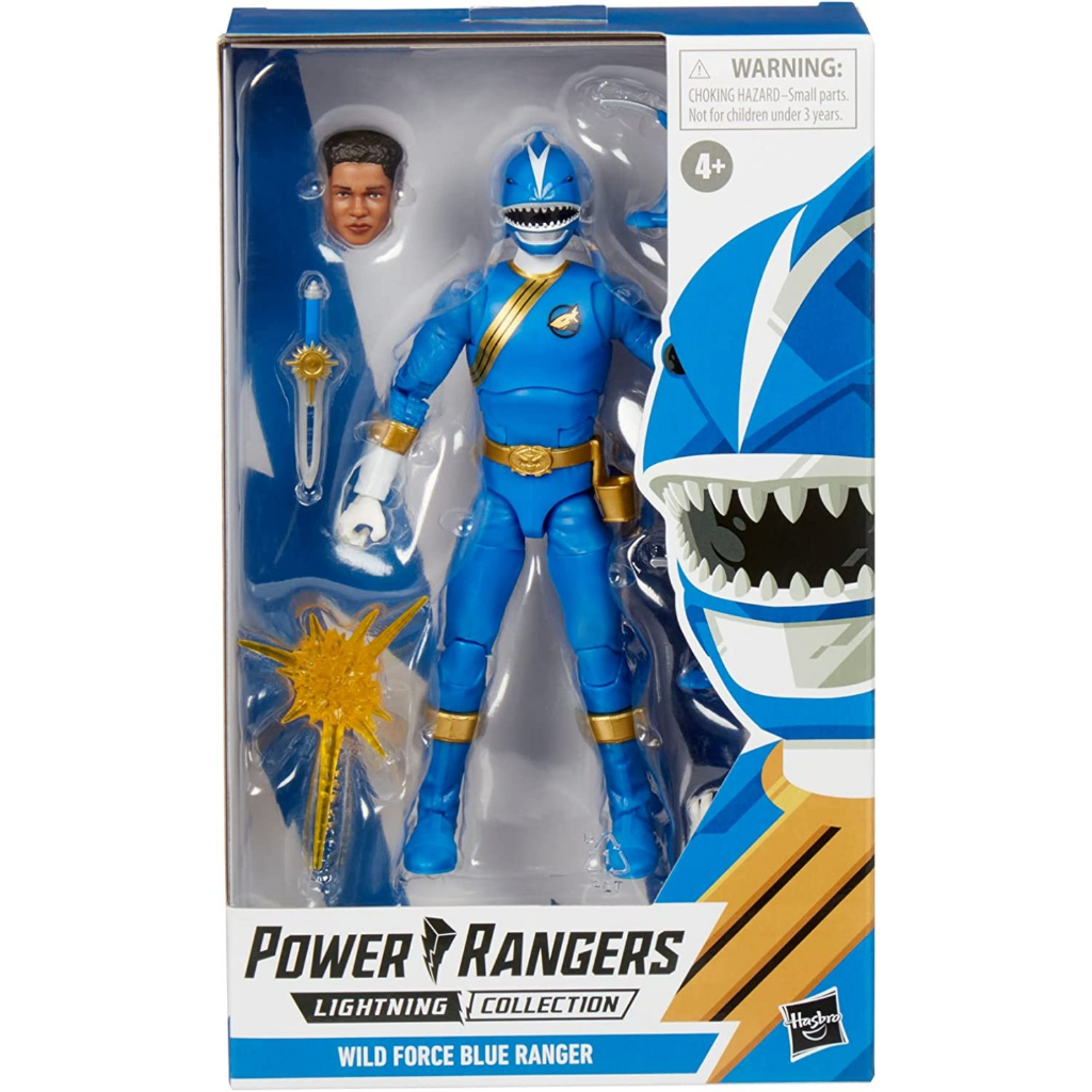 Jual POWER RANGERS Lightning Collection Wild Force Blue Shark Ranger ...