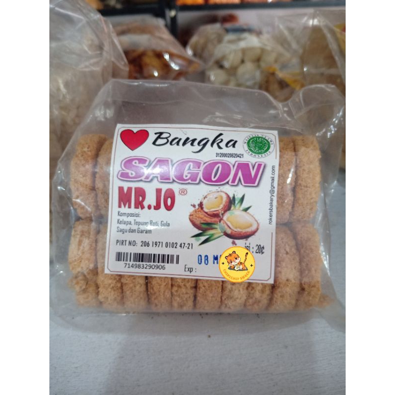 Jual KUE SAGON BANGKA BULAT KECIL CAP MR JO - KUE BANGKA / SNACK BANGKA / SNACK KHAS BANGKA ...