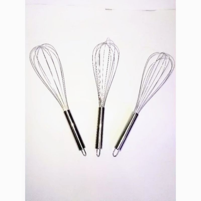 Jual Kocokan Telur Stainless / Kocokan manual Ukuran 30CM / Kocokan ...
