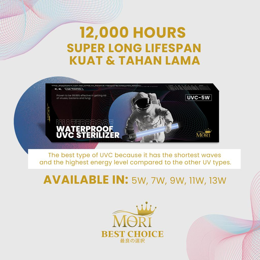 Jual LAMPU MORI UV ULTRAVIOLET 5 7 9 11 13 15 20 WATT | Shopee Indonesia