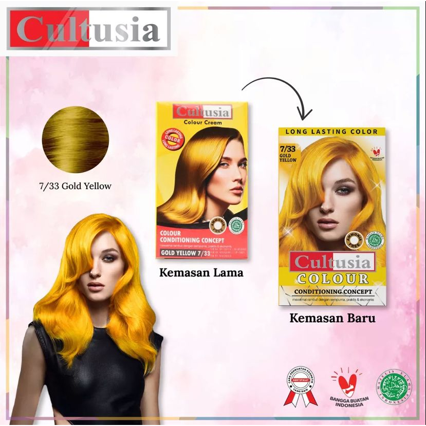 Jual CULTUSIA LONG LASTING HAIR COLOR 30ML | Shopee Indonesia
