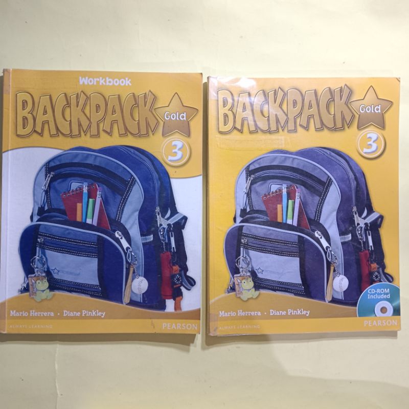 Jual BUKU BACKPACK GOLD 3 TEXTBOOK & WORKBOOK ORI [PRELOVED] | Shopee Indonesia