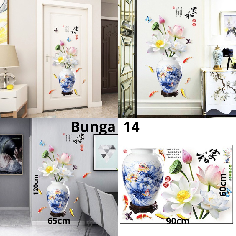 Jual LUCKY CAT - WALLSTIKER BUNGA | STIKER BUNGA | STIKER DINDING BUNGA | STIKER LOTUS | STIKER ...