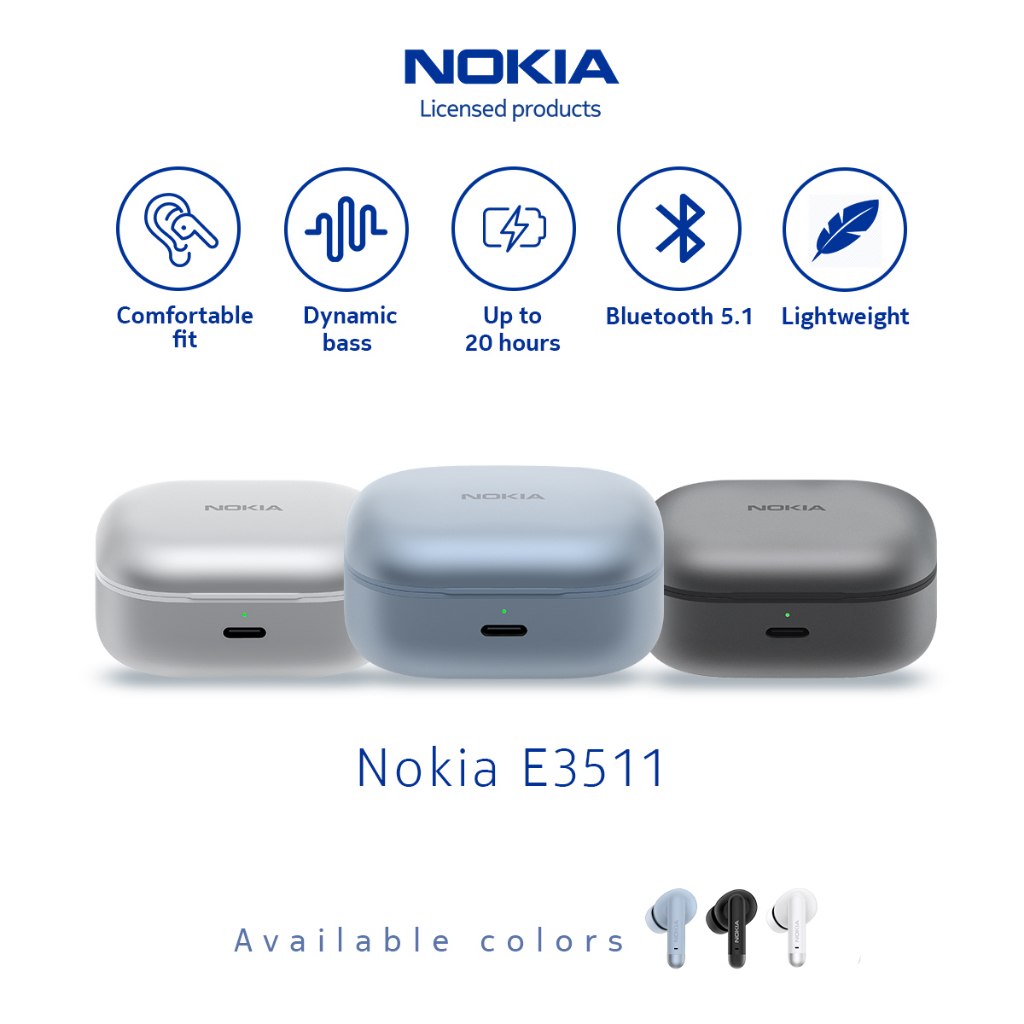 Jual Nokia E3511 ANC True Wireless Earphones TWS Low Latency HD | Shopee Indonesia