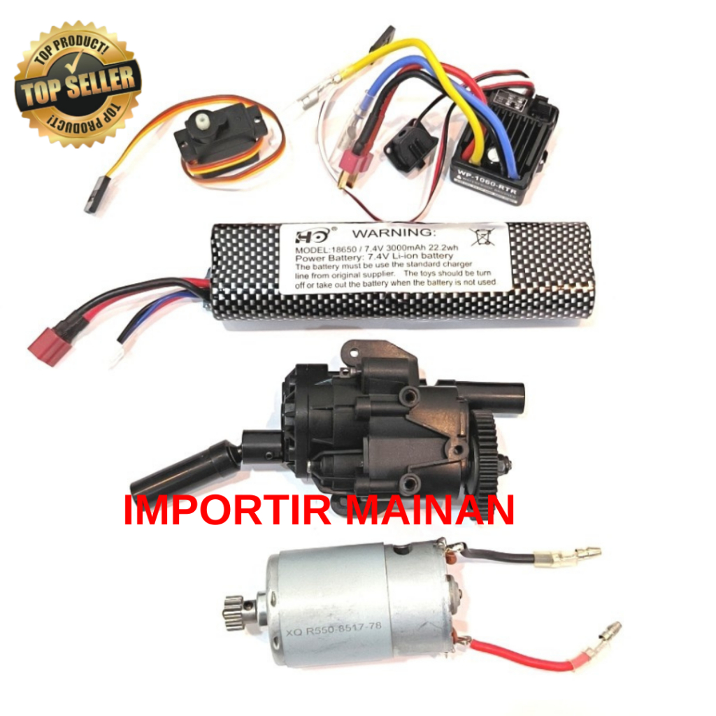 Jual part rc crawler HUANGBO HB-R1001 R1002 R1003 servo ESC baterai gearbox | Shopee Indonesia