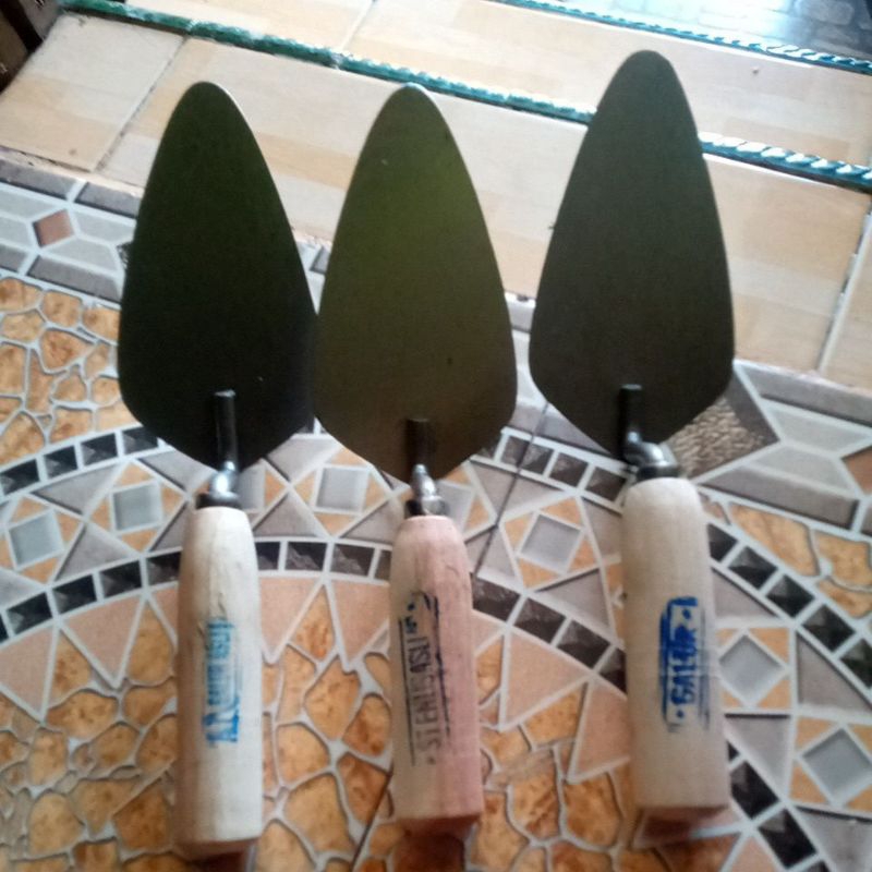 Jual Paket 3 Cetok Lancip 18cm ( Galur Asli,Stainless & semi baja ...