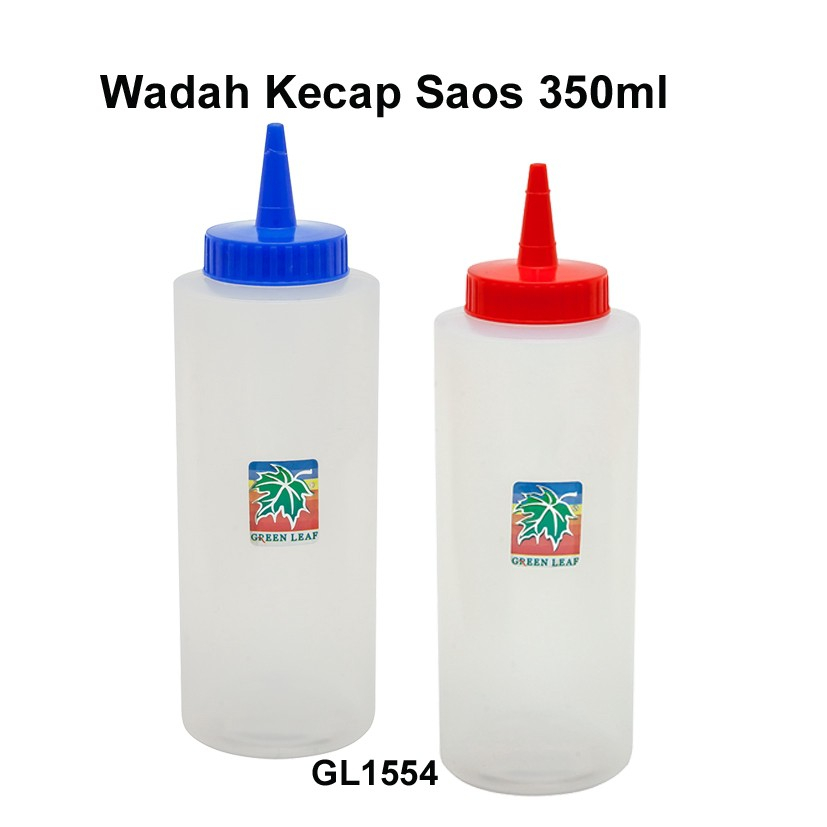 Jual Botol Kecap Tempat Saos 300ml Green Leaf 1554 | Shopee Indonesia