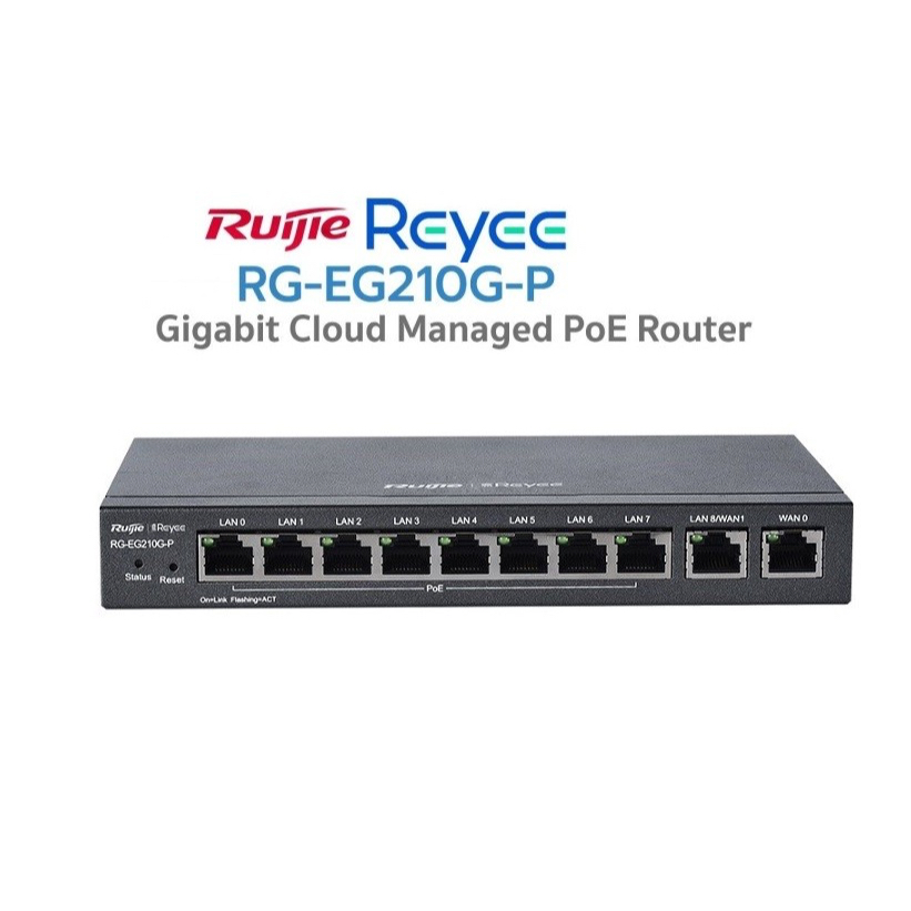 Jual Ruijie RG-EG210G-P EG210G-P Router Managed PoE Cloud | Shopee ...