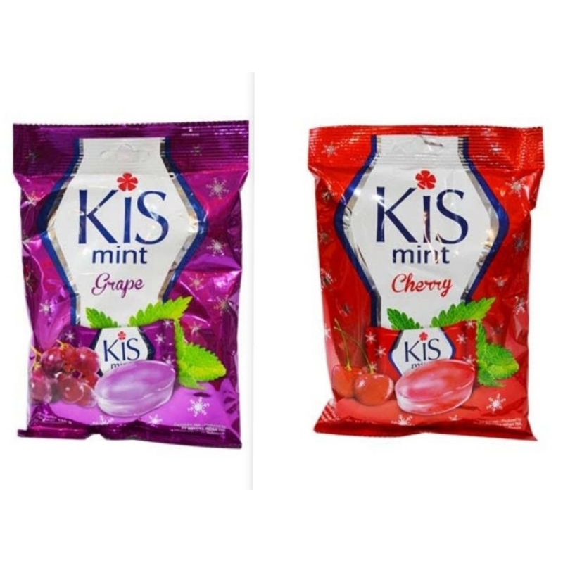 Jual Permen KISS mint cherry / grape || Mentos Mint || Relaxa || Ziplong | Shopee Indonesia