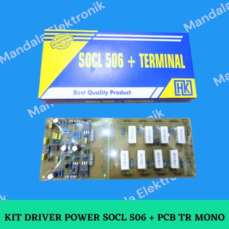 Jual Kit Power Driver Amplifier Pcb Terminal Socl 506 | Shopee Indonesia