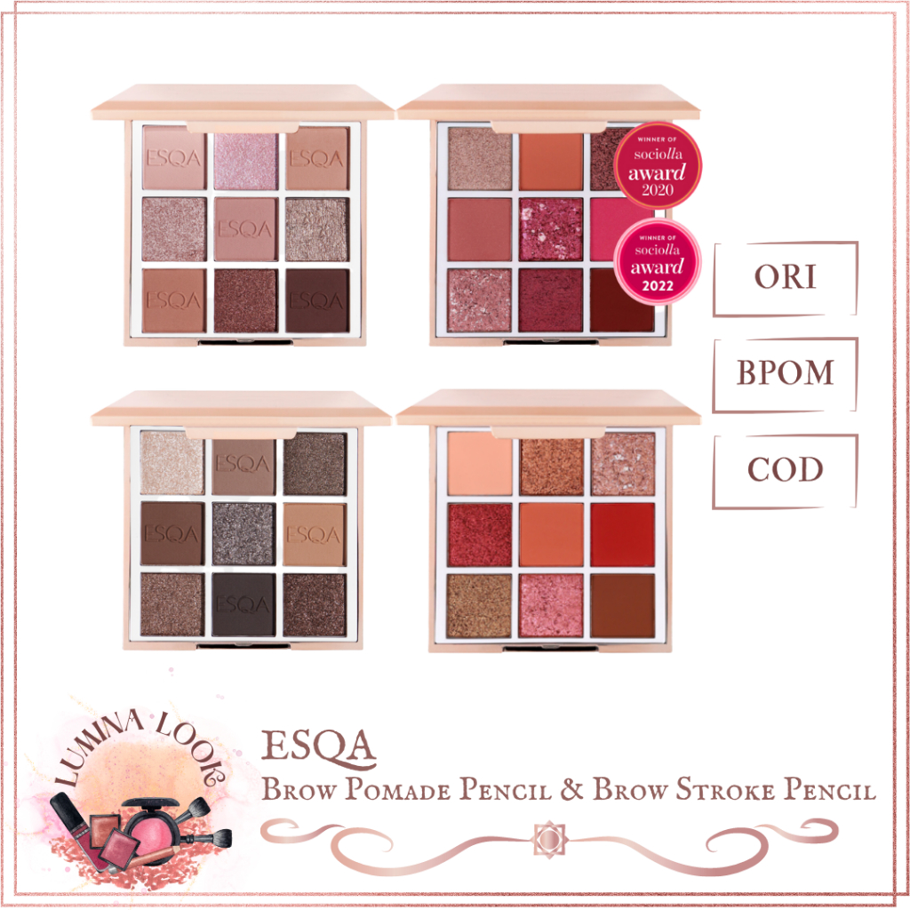 Jual ESQA Goddess Eyeshadow Palette(NEW SHADE STEEL, MAUVE, GOLDIE ...