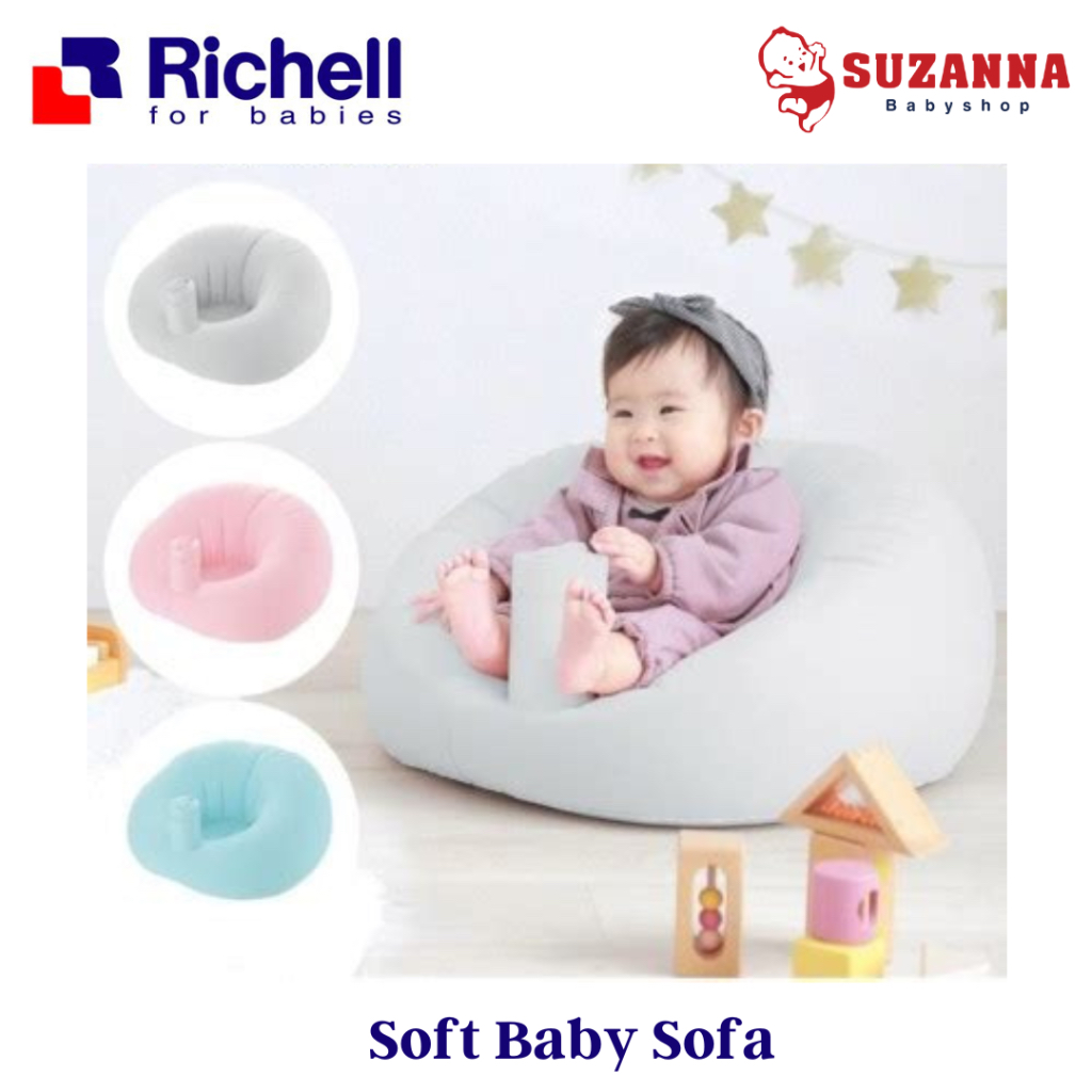Jual Richell Soft Baby Sofa / Sofa Bayi | Shopee Indonesia