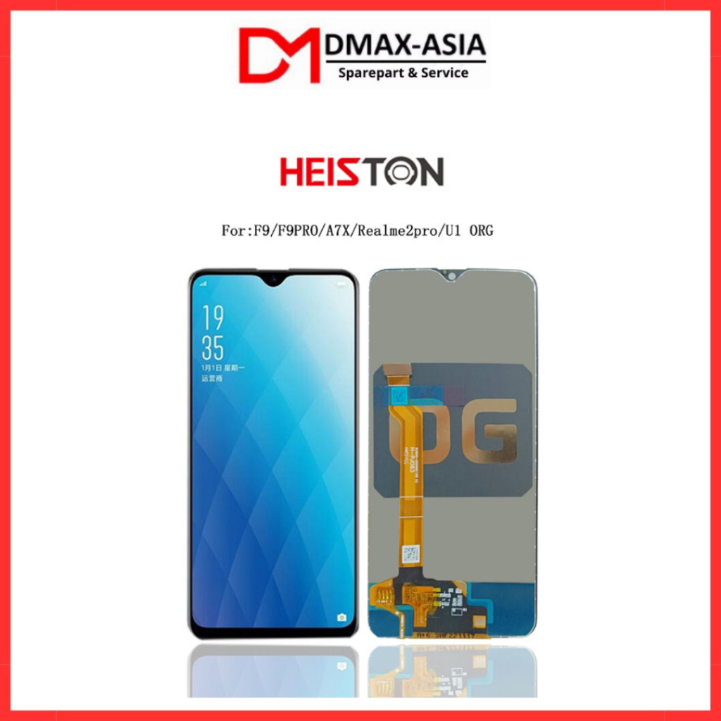 Jual HEISTON LCD TOUCHSCREEN FULLSET OPPO A7X / F9 / F9 PRO / REALME U1 ...