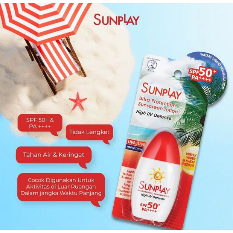 Jual Sunplay Ultra Protection Sunscreen Lotion 30g SPF 50+ PA ...