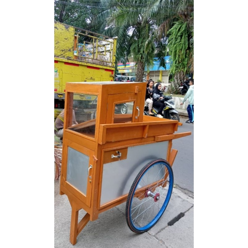 Jual Gerobak Bakso/Pentol Kuah Uk. 100cm × 50cm × 130cm (P×L×T) | Shopee Indonesia