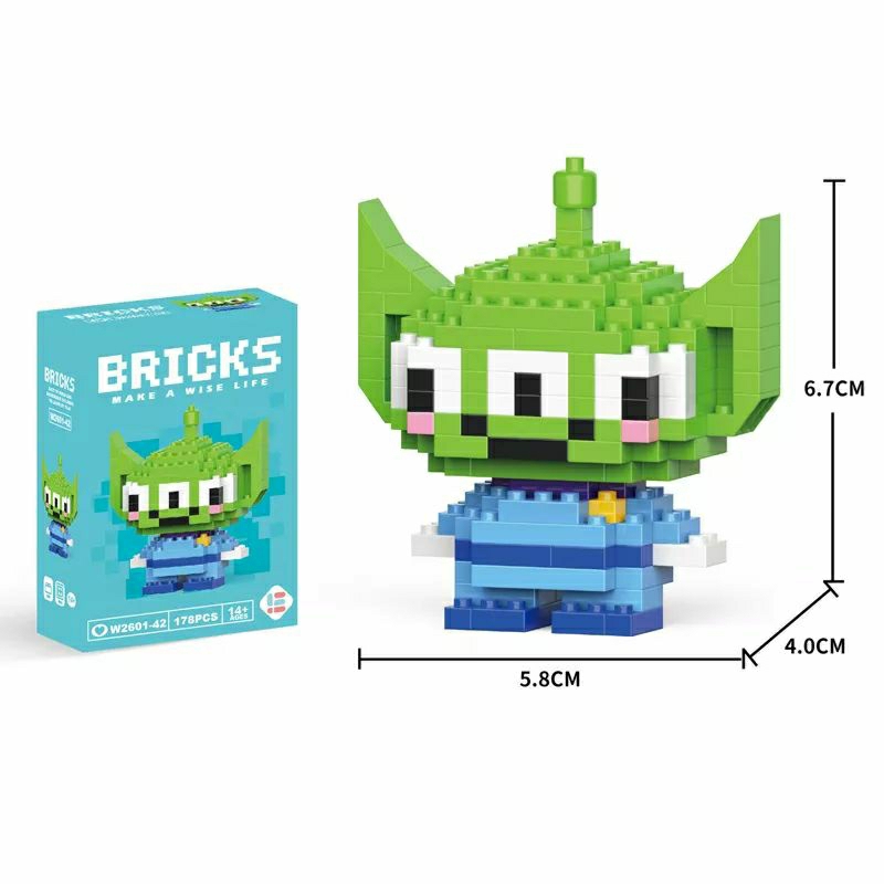 Jual Nano Block Mainan Balok Building Block Nano Bricks Balok Susun ...