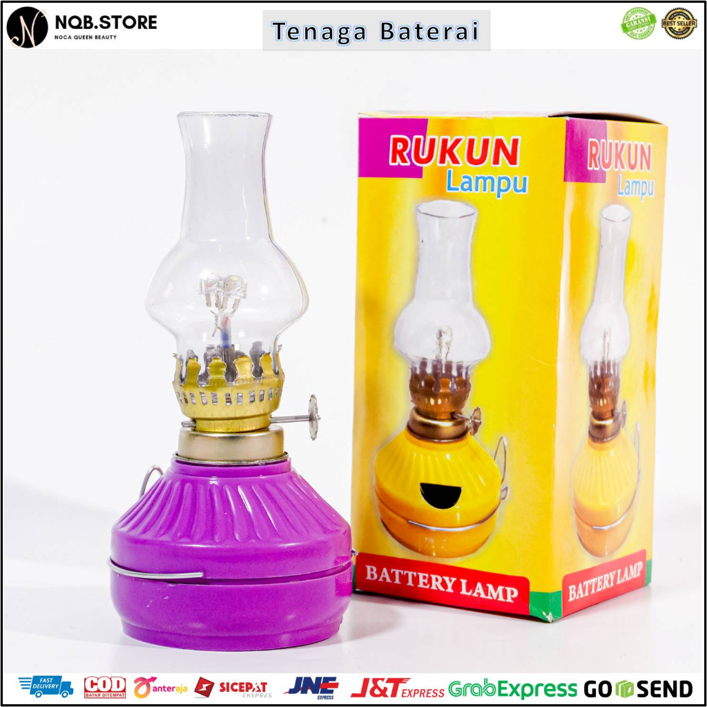 Jual NQB - Lampu Ublik LED Mini Teplok Modern Tenaga Baterai - Semprong ...