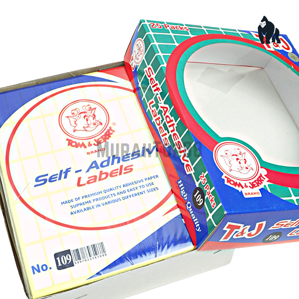 Jual Label Tom and Jerry / Sticker Tom & Jerry / Self Adhesive Labels [1 PACK isi 10 LEMBAR ...