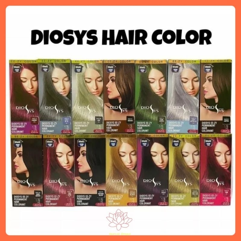 Jual DIOSYS HAIR COLORANT PERMANENT 100ML | Shopee Indonesia