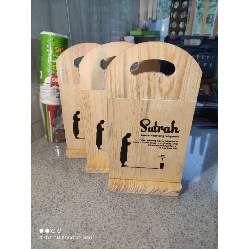 Jual Sutrah Sholat / Sutroh / Pembatas Shof Sholat 25x15cm (non ...