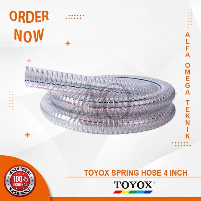 Jual SELANG TOYOX TOYOSPRING 4 INCH SPRING HOSE SPIRAL KAWAT 100MM TS ...