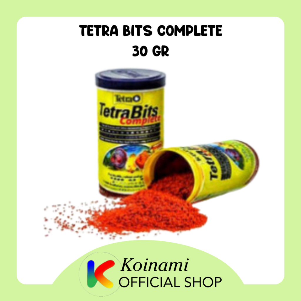 Jual Tetrabits / Tetra Bits Complete 30gr/100ml - Makanan Ikan Discus ...