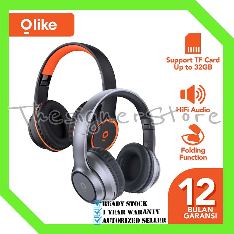 Jual Olike H1 Gaming Wireless Headset On Ear With Mic Purebass ...