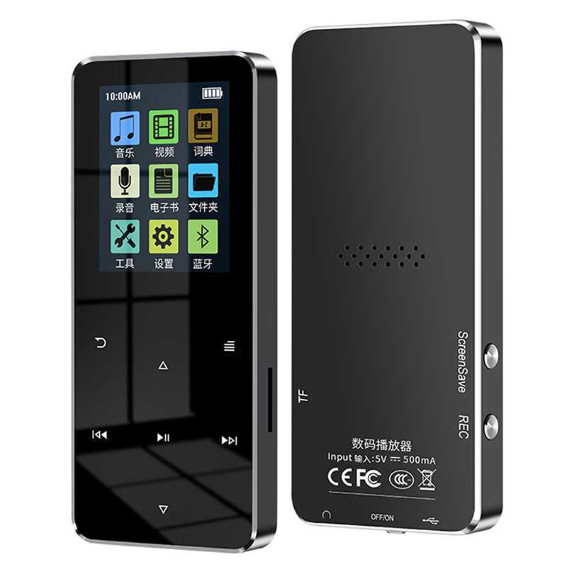 Jual MP3 Digital Audio Player MP4 Alarm Ebook Bluetooth 4.2 S08 ...