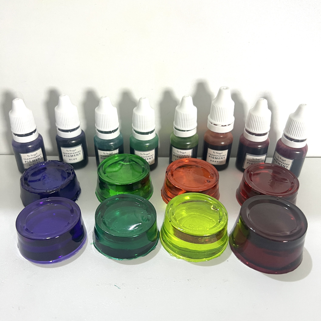 Jual Pigmen Resin TRANSPARAN Kualitas Bagus Warna Warni Jelly Alcohol ...