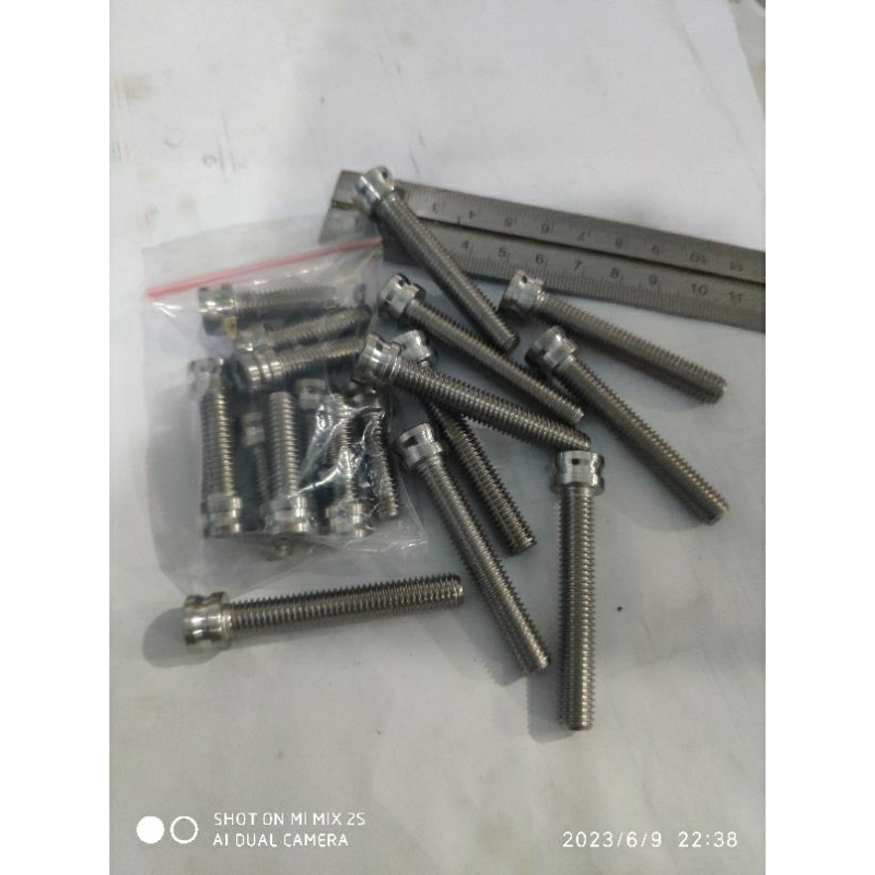 Jual baut 12 L stainless modif custom bubut | Shopee Indonesia